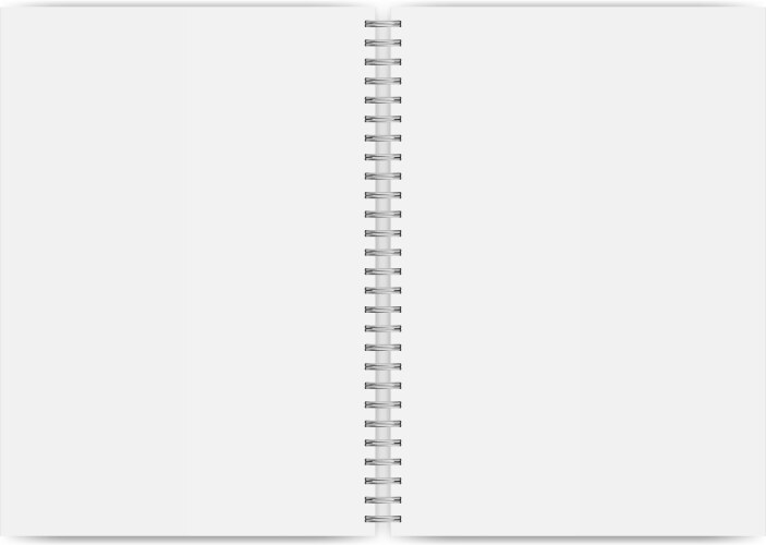 Notebook a3 size Royalty Free Vector Image - VectorStock