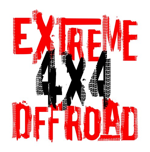 Off Road Font Vector Images (over 420)