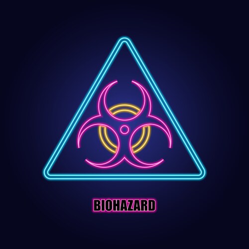 Biohazard Symbol Neon Vector Images (over 760)