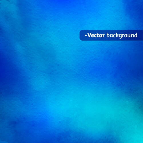 Blue watercolor texture background Royalty Free Vector Image