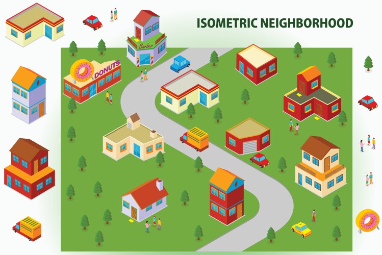 Neighborhood Vector Images (over 21,000)