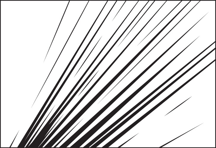 Anime and manga speed action lines Royalty Free Vector Image