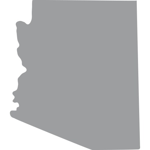 Arizona state in the united states map Royalty Free Vector