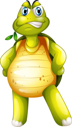 Cute cartoon turtle Royalty Free Vector Image - VectorStock