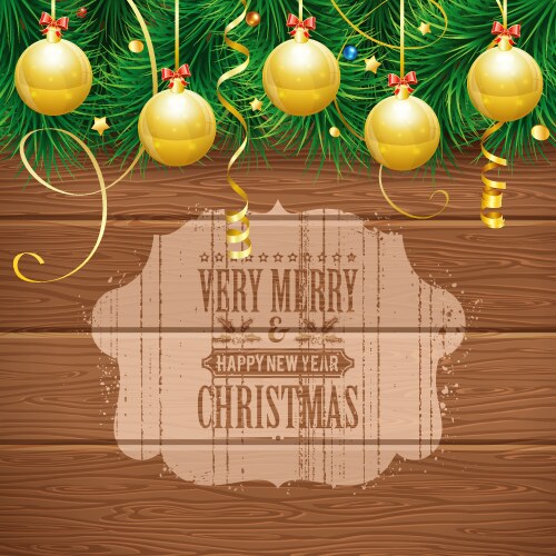 Christmas frame Royalty Free Vector Image - VectorStock