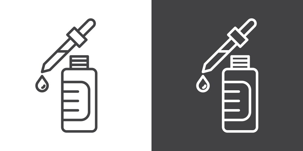 Serum icon logo set Royalty Free Vector Image - VectorStock