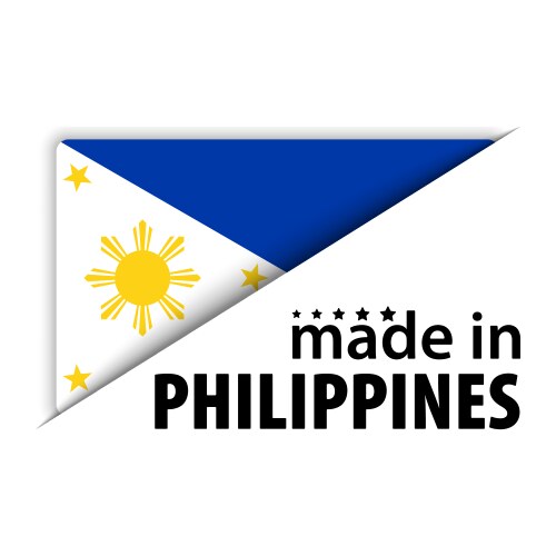 Made in philippines graphic and label Royalty Free Vector