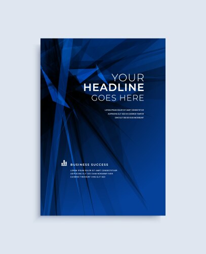 Modern abstract cover design template Royalty Free Vector