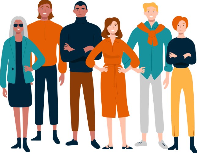 Business people group Royalty Free Vector Image