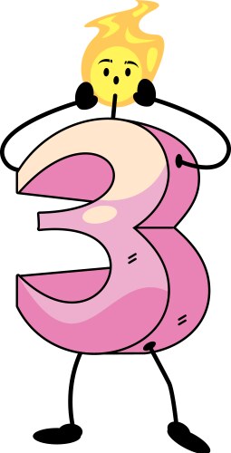 Number Three Cartoon Vector Images (over 3,800)