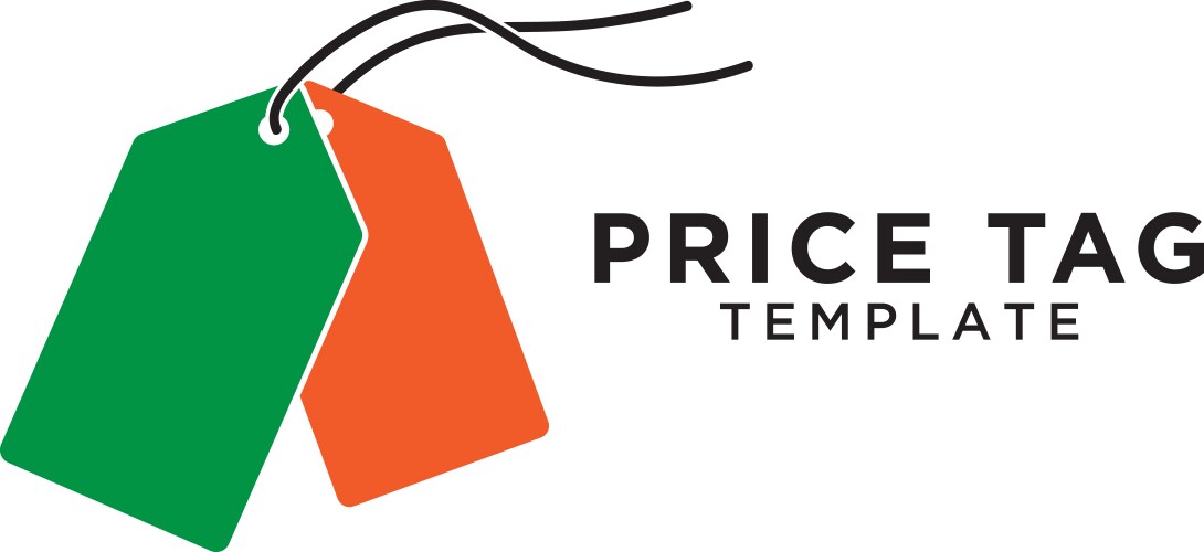 Price tag shopping Royalty Free Vector Image - VectorStock