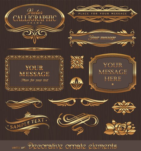 Golden Frame Vector Images (over 200,000)