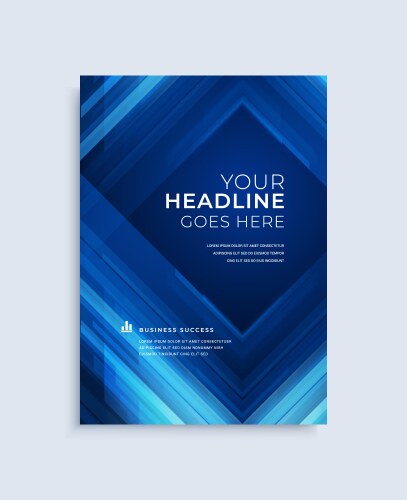 Modern abstract cover design template Royalty Free Vector