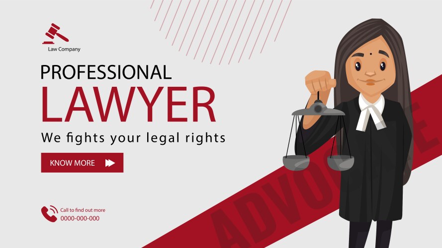 Cyber crime get the legal advice banner design Vector Image