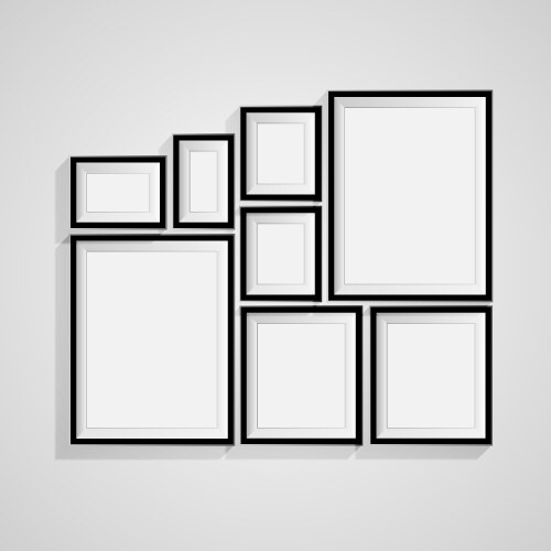 Blank Picture Frame Template Vector Images (over 38,000)