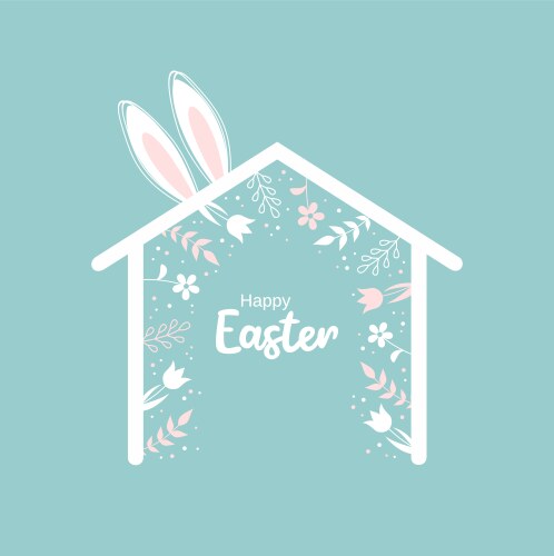 Easter Bunny House Vector Images (over 580)