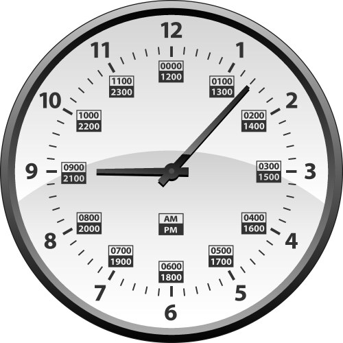 24 Hour Clock Vector Images (over 26,000)