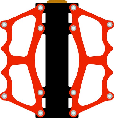 Bike pedal icon Royalty Free Vector Image - VectorStock