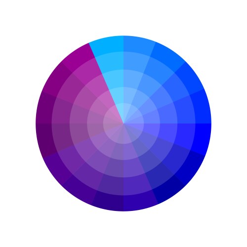 Purple color palette eps 10 Royalty Free Vector Image
