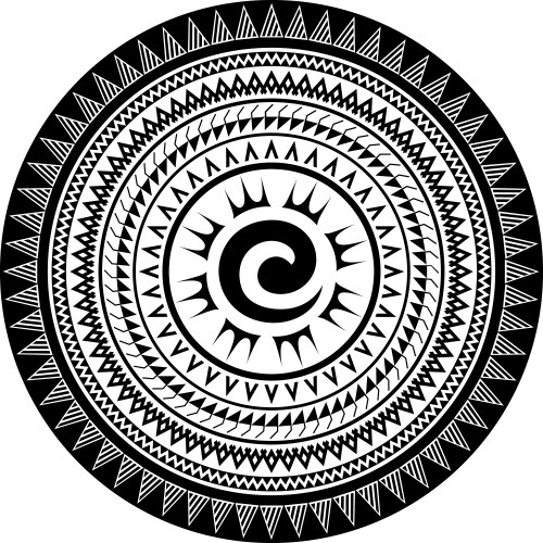 Polynesian Circle Vector Images (over 840)