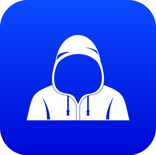 Hood icon simple style Royalty Free Vector Image