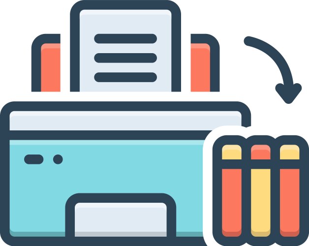 Printers Royalty Free Vector Image - VectorStock