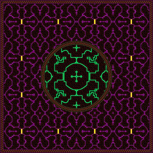 11th shipibo conibo artwork 12-patterns hd set Vector Image