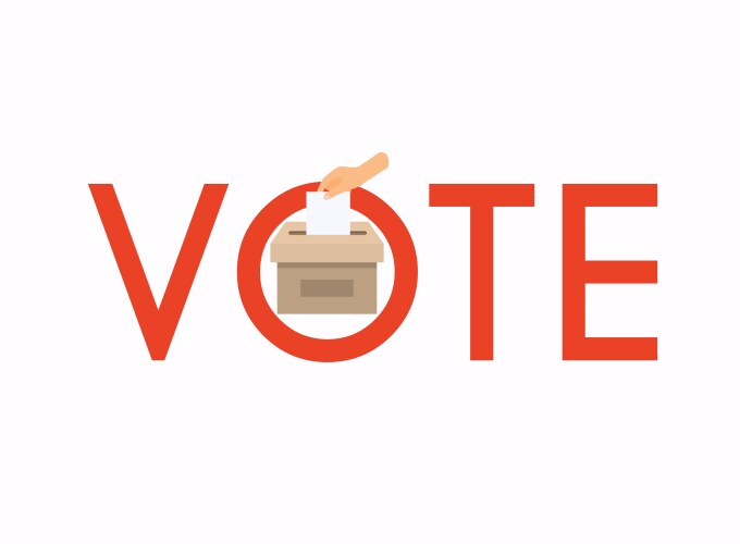 Ballot page Royalty Free Vector Image - VectorStock
