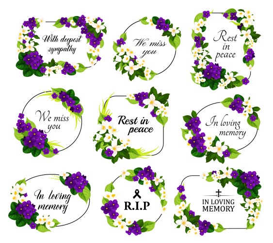 In Memoriam Vector Images (over 110)