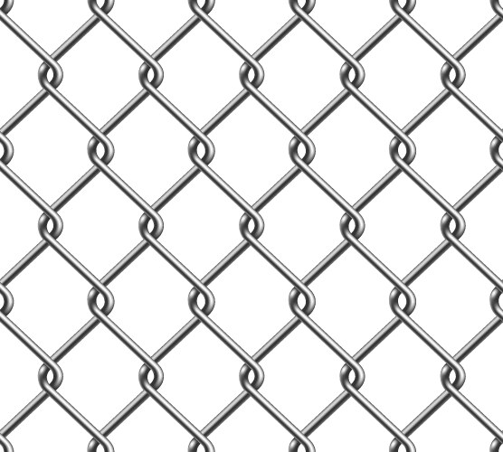 Chain-link fence seamless Royalty Free Vector Image