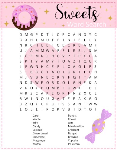 Christmas word search puzzle holiday crossword Vector Image