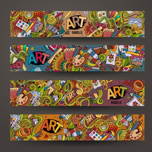 Cartoon hand-drawn doodle on the subject Vector Image