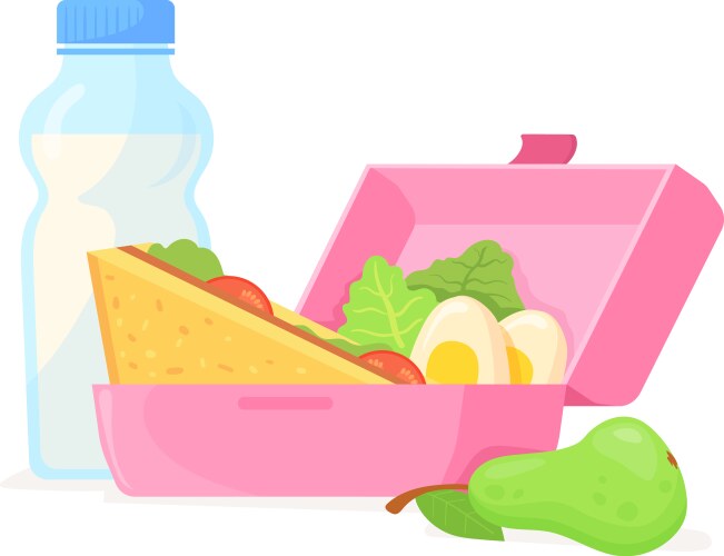 Lunchbox Cartoon Vector Images (over 1,100)