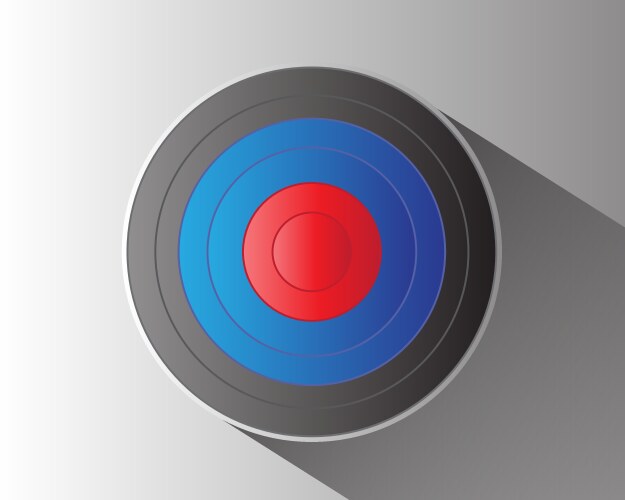 Archery target Royalty Free Vector Image - VectorStock