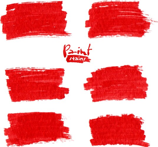 Red marker stain Royalty Free Vector Image - VectorStock