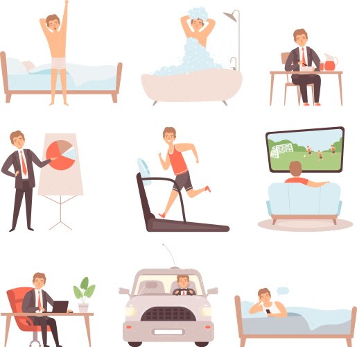 Everyday Life Vector Images (over 4,200)
