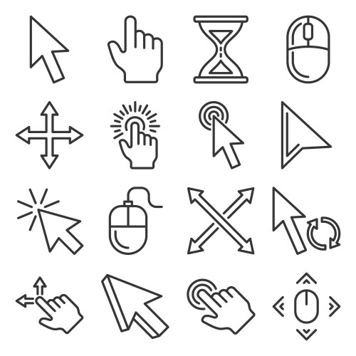 White Cursor Vector Images (over 160,000)