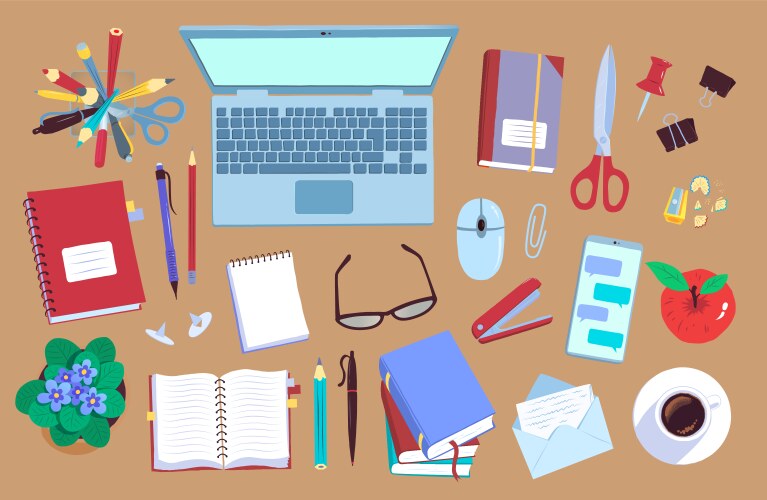 Office Top View Vector Images (over 11,000)