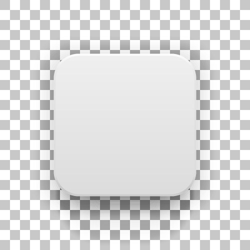 Technology blank app icon template Royalty Free Vector Image