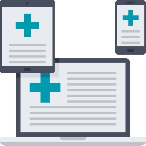 Heart care icon Royalty Free Vector Image - VectorStock