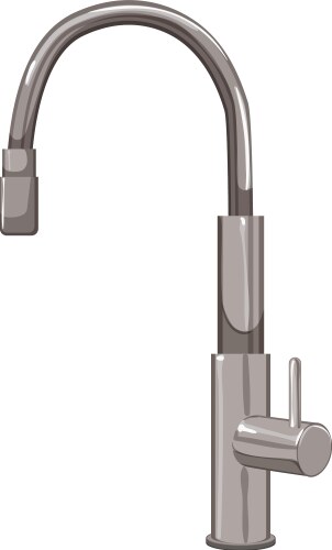 Sink faucet water cartoon Royalty Free Vector Image