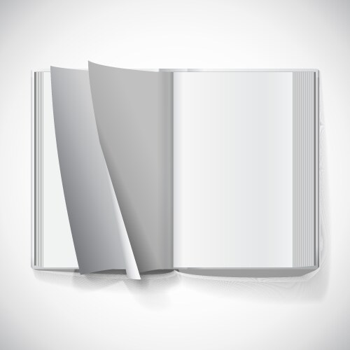 Blank Book Open Pages Vector Images (over 11,000)