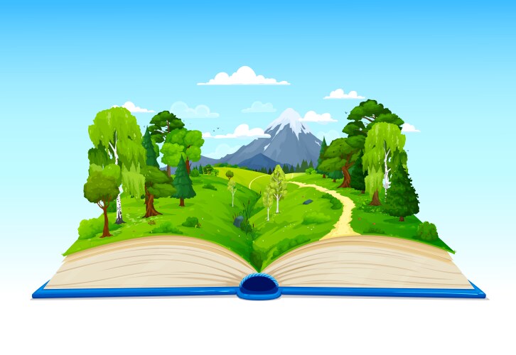 Opened Book Cartoon Vector Images (over 10,000)