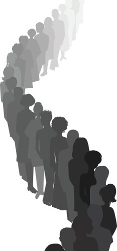 People Queue Vector Images (over 5,300)