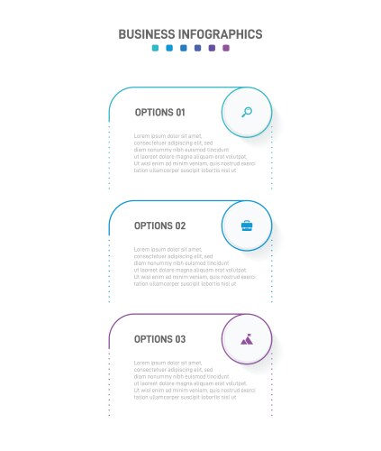 Vertical Progress Bar Featuring 3 Arrow Shaped Vector Image