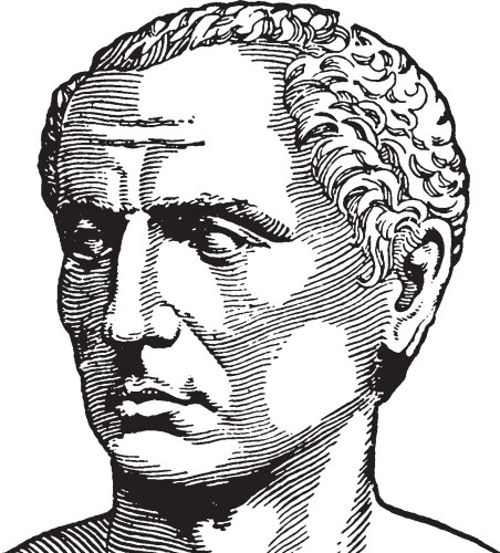Assassination julius caesar Royalty Free Vector Image