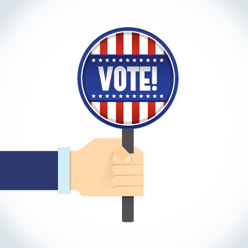 Presidential election american campaign Royalty Free Vector