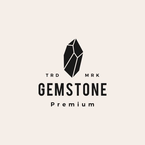 Black drop oil stone logo icon Royalty Free Vector Image
