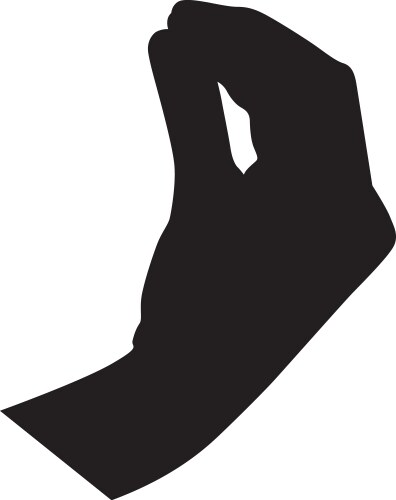 Italian hand gesture Royalty Free Vector Image