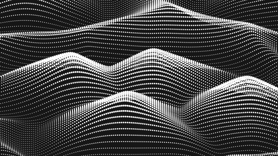 Point wave noise texture abstract dot background Vector Image